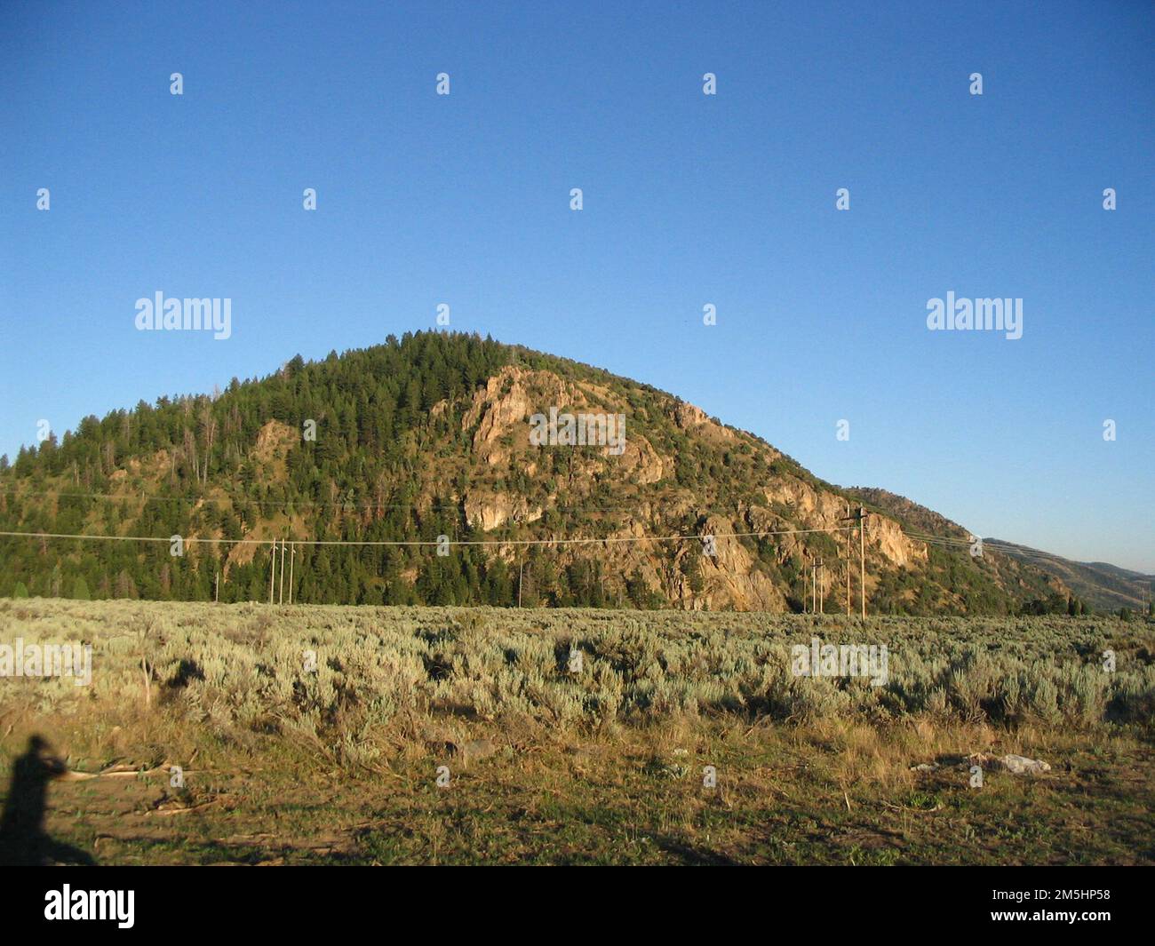 Pioneer Historic Byway - Sheep Rock. The golden color of Sheep Rock ...