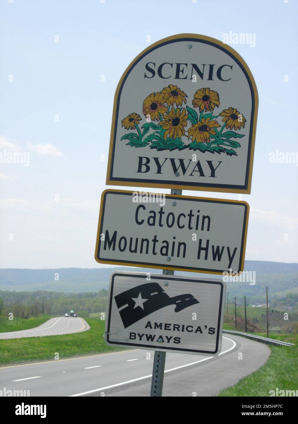 Journey Through Hallowed Ground Byway - Scenic Byway Sign. Sporting the ...