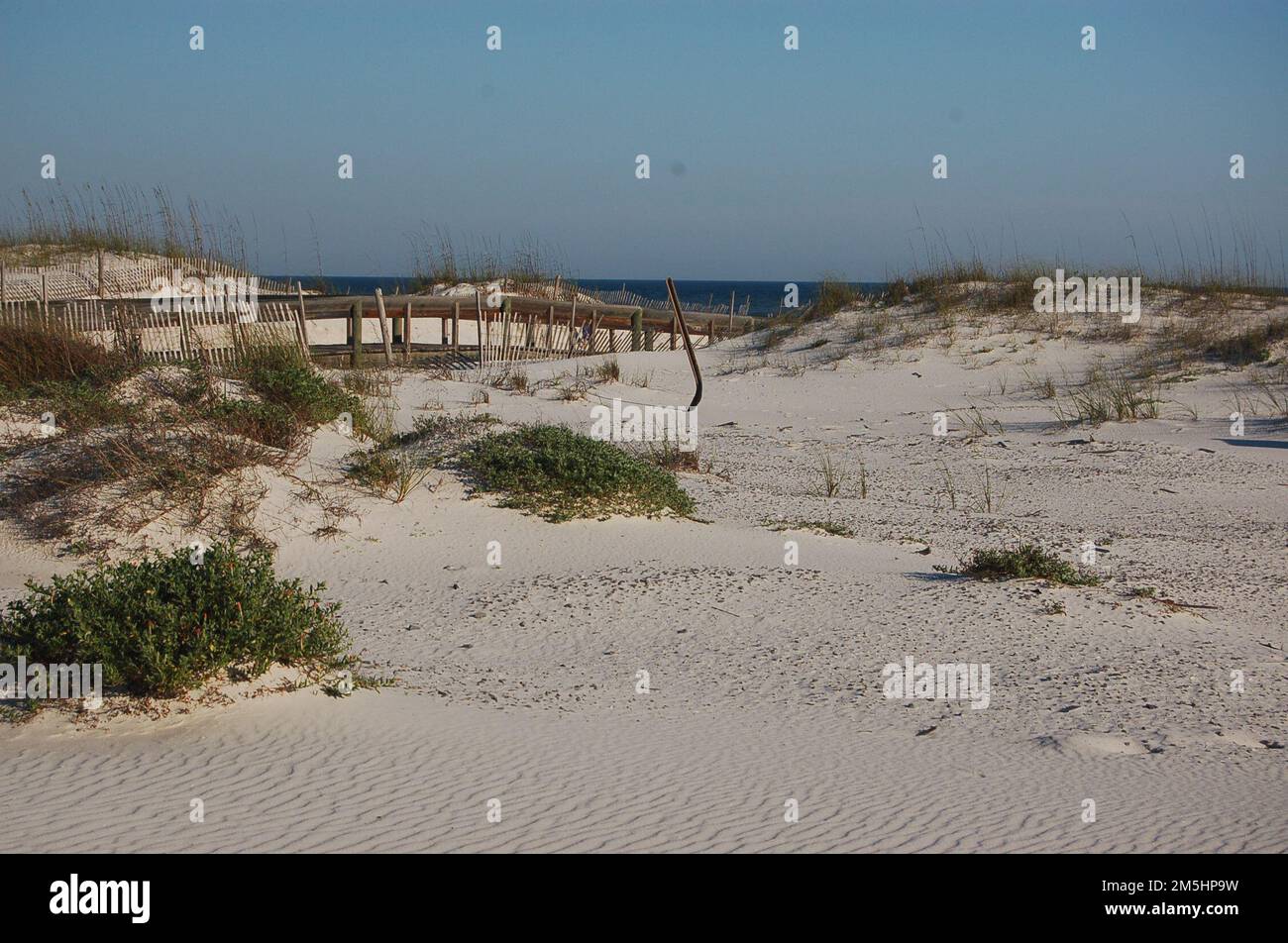 Alabama's Coastal Connection - Boardwalk Across White Sands and Grasses ...