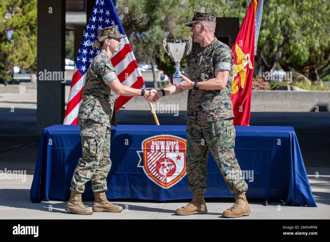 U.S. Marine Brig. Gen. Jason Woodworth, the commanding general of ...