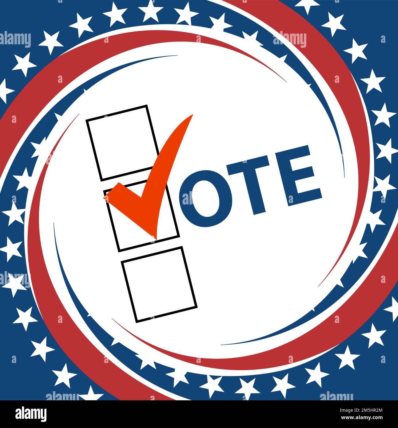 Voting Symbols vector design presidential election Stock Vector Image ...