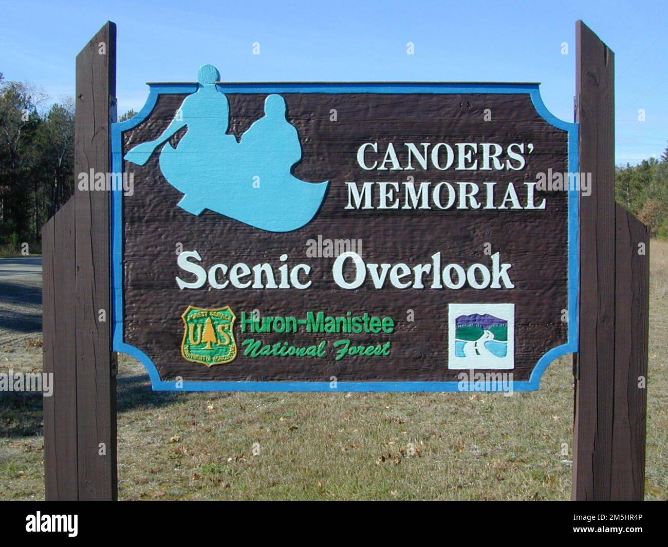 River Road Scenic Byway - Canoers Memorial Entrance Sign. Immediately ...