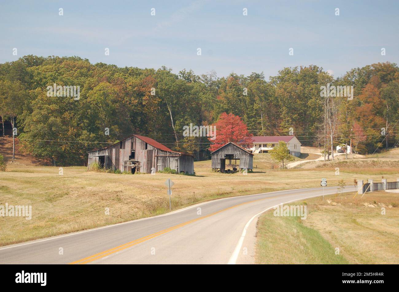 Red River Gorge Scenic Byway - Autumn in the Red River Valley. How ...