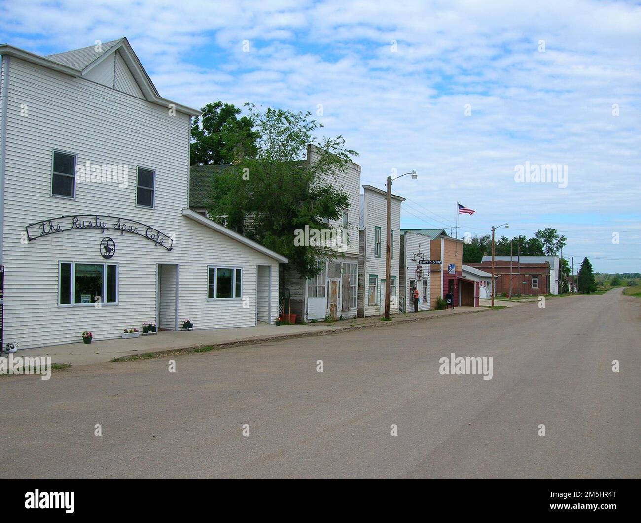 Sheyenne River Valley Scenic Byway - A Quiet Morning in Kathryn. The ...