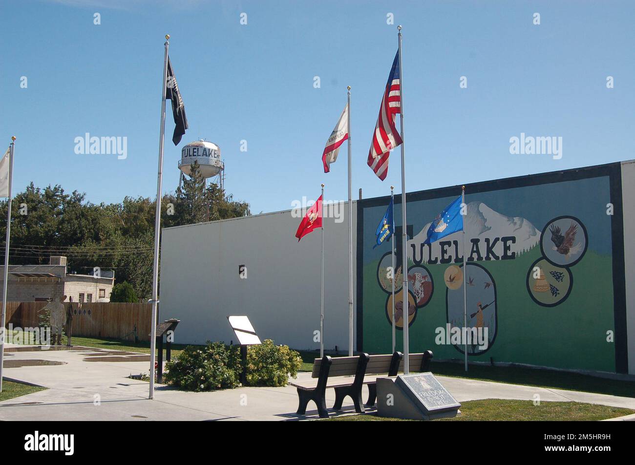 Volcanic Legacy Scenic Byway - Veterans Park in Tulelake. A small park ...