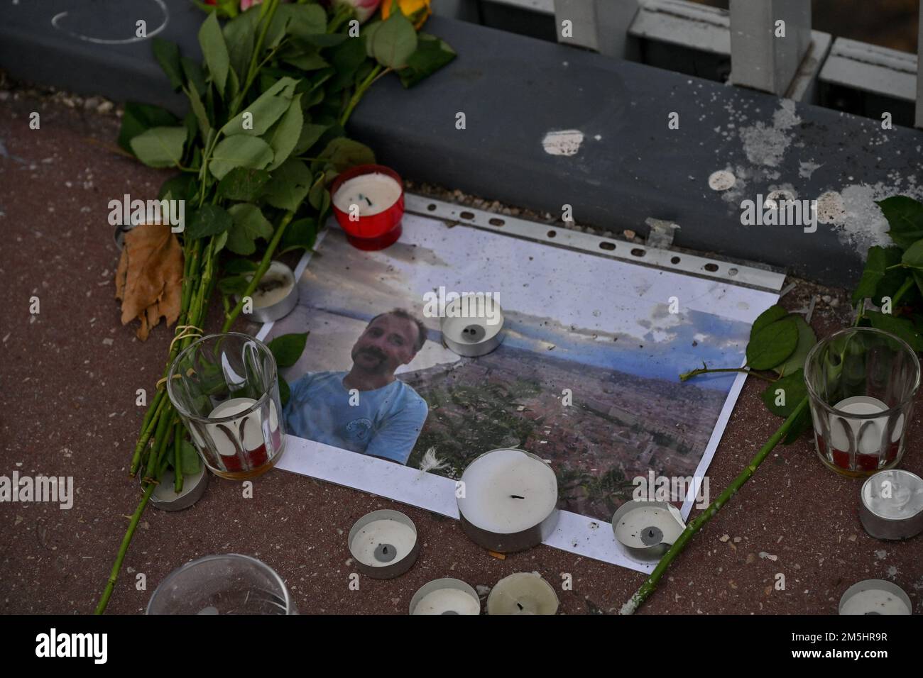 Mournings and tributes after an Iranian man, aged 38, named Mohammad ...
