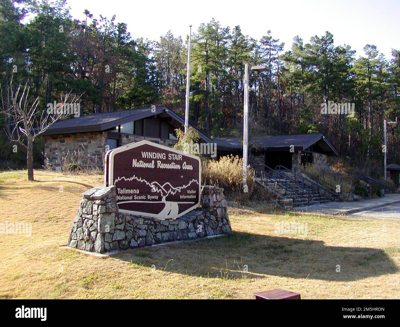 Talimena Scenic Drive - West End Visitor Information Station Sign. This ...