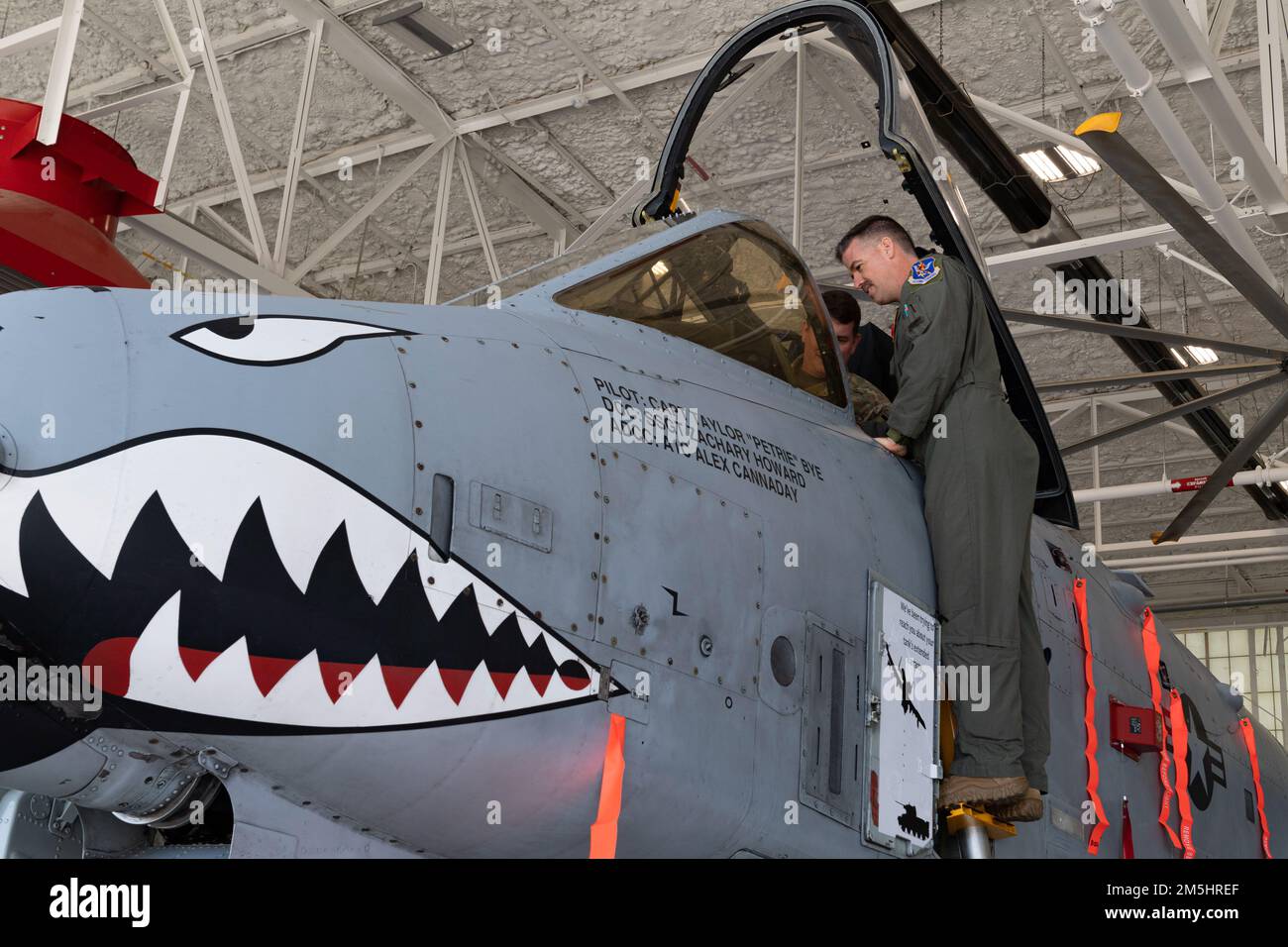 U.S. Air Force Col. Sean Baerman, 23rd Fighter Group commander ...