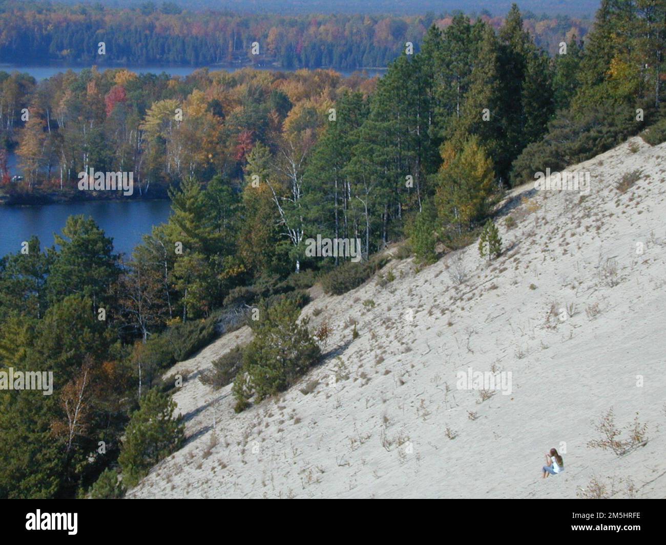 River Road Scenic Byway - Highbanks Sand Dune. The view from the ...