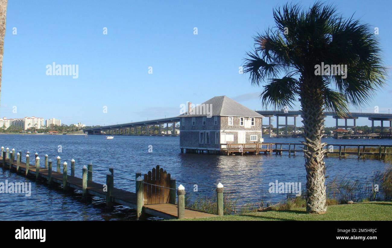 Ormond Scenic Loop & Trail - Granada Bridge. The peak of the Granada ...