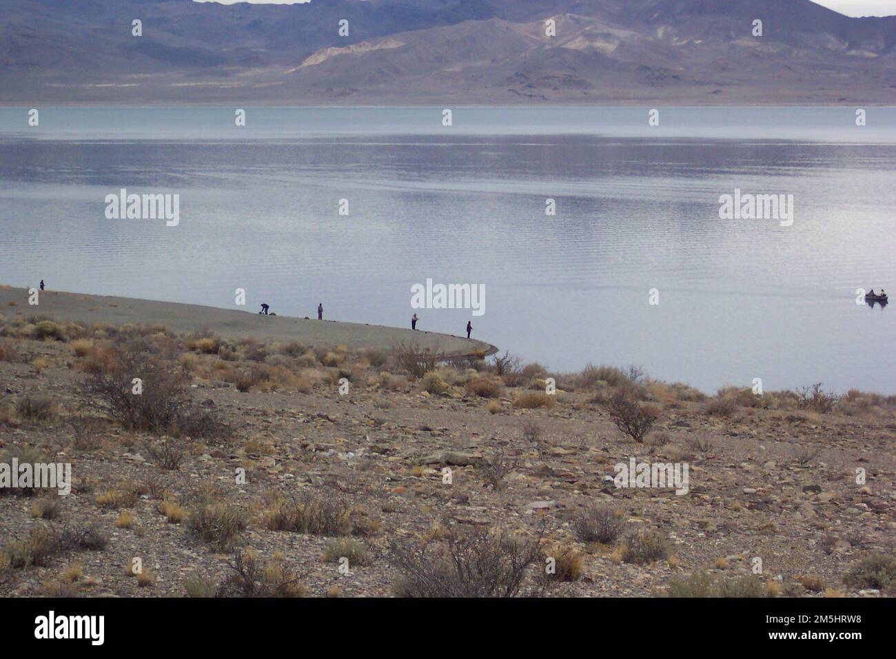 Pyramid Lake Scenic Byway - Fishing from the Banks of Pyramid Lake ...