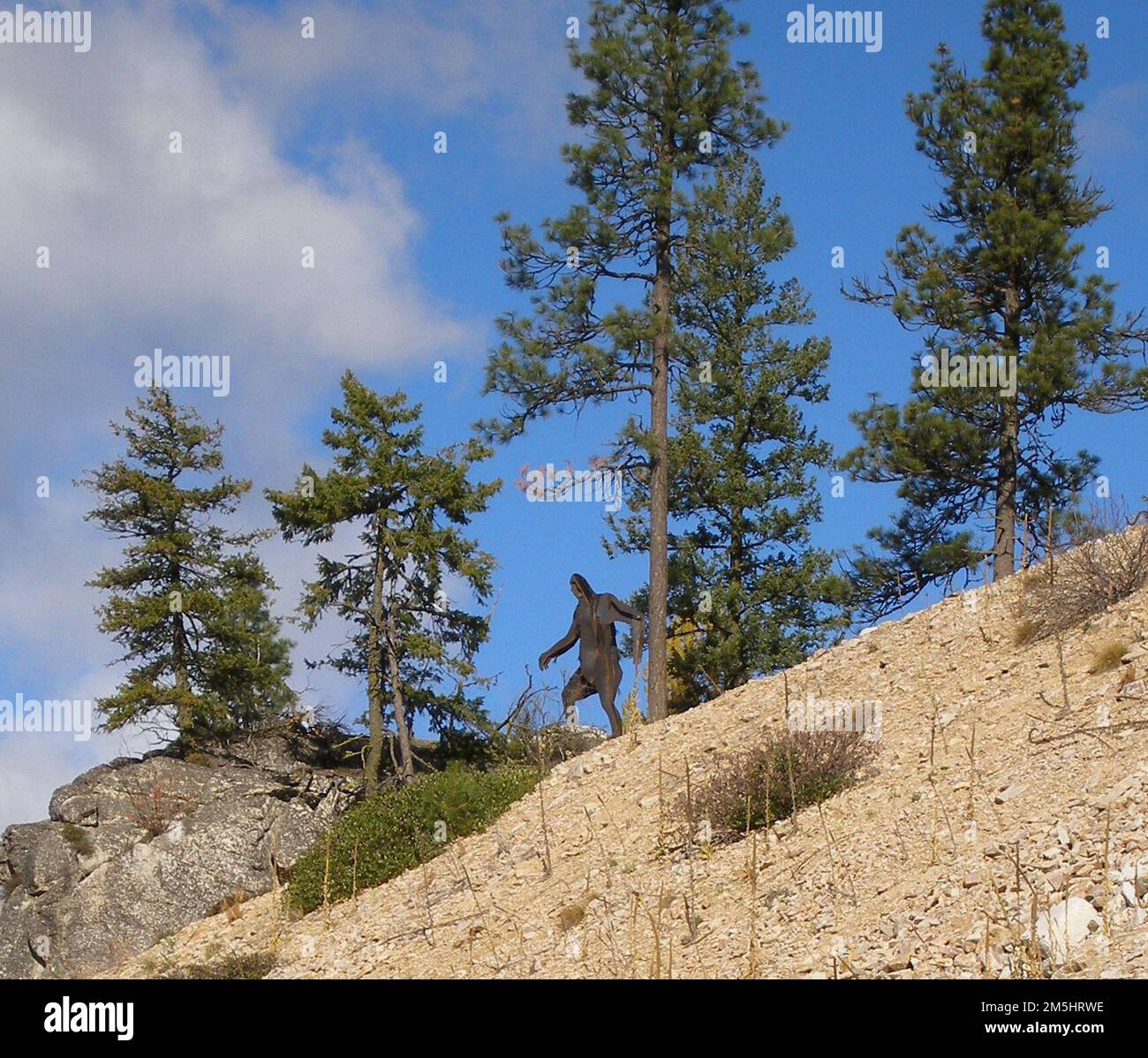 Coulee Corridor Scenic Byway - Sasquatch Welcoming Visitors. An 18-foot ...