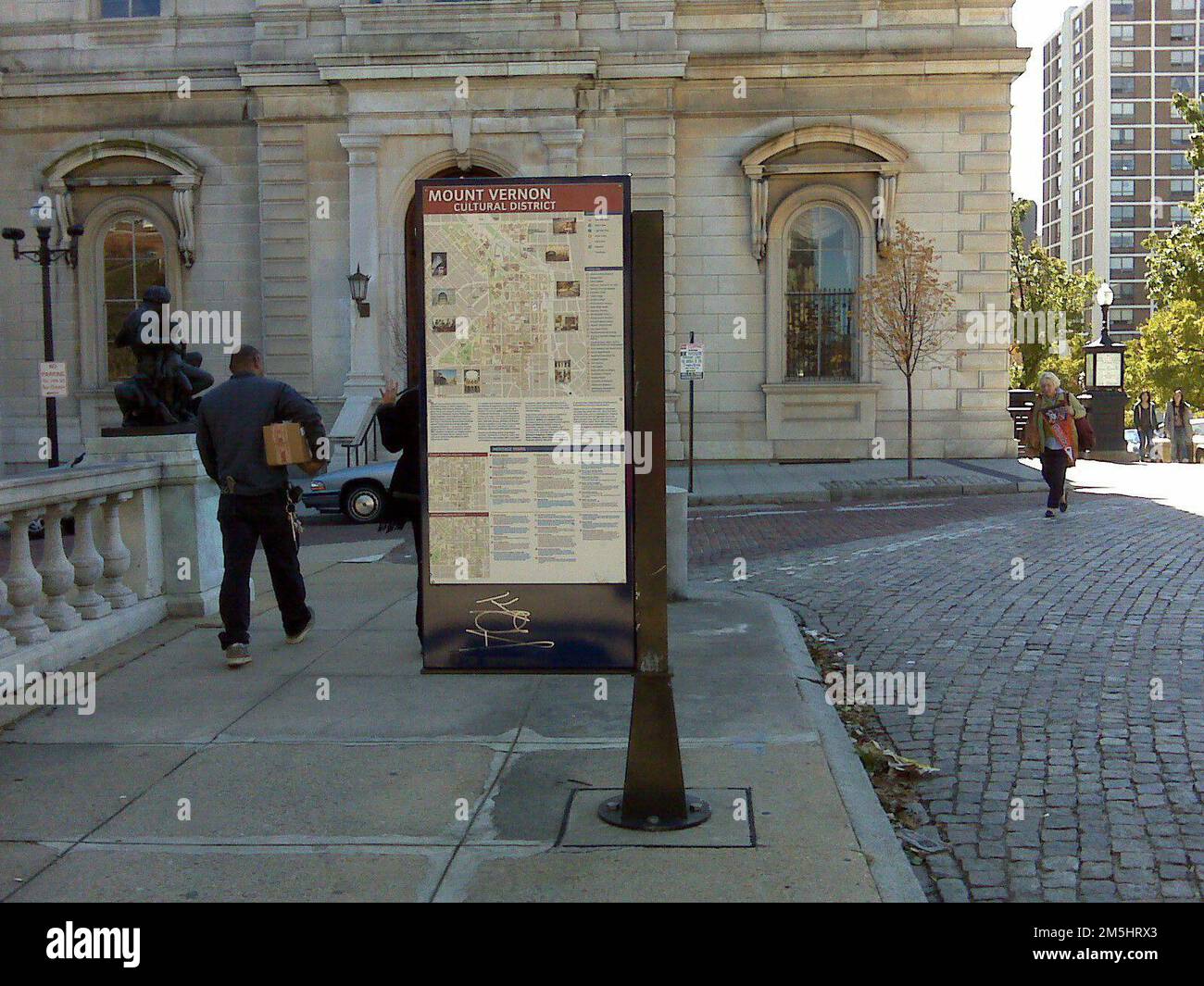 Baltimore's Historic Charles Street - Charles Street Wayfinding Sign ...