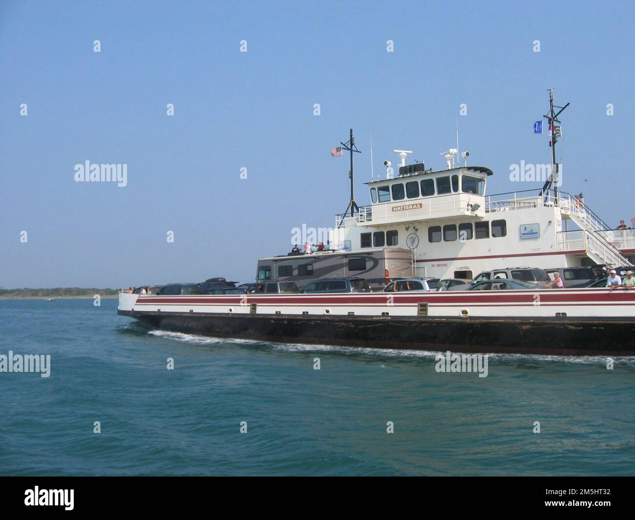 Outer Banks Scenic Byway - Ferry at Hatteras Inlet. A large ferry ...