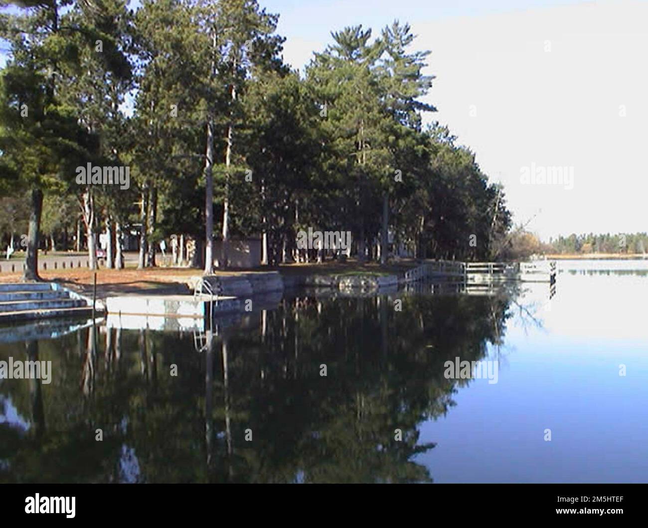 Paul Bunyan Scenic Byway - Pine River Dam. The calm docks at the Pine ...