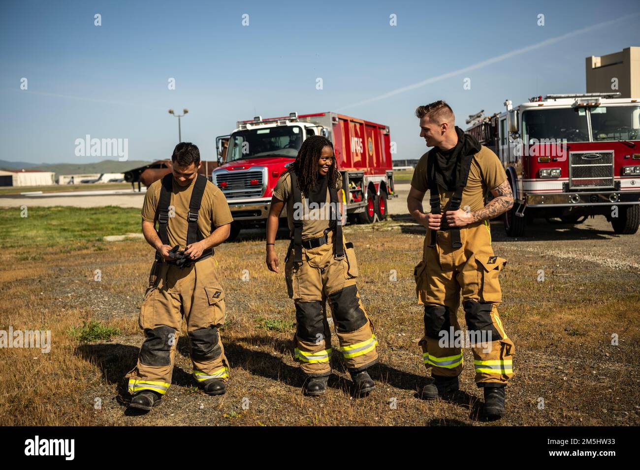 U.S. Air Force Senior Airman Raymond Tenorio, left, Airman 1st Class ...