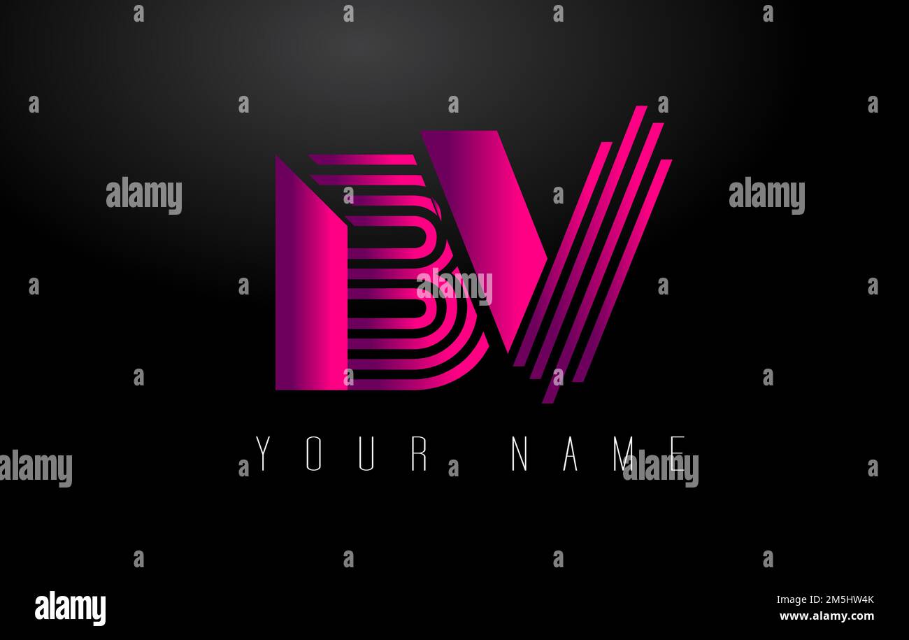Bv letters Stock Vector Images - Alamy