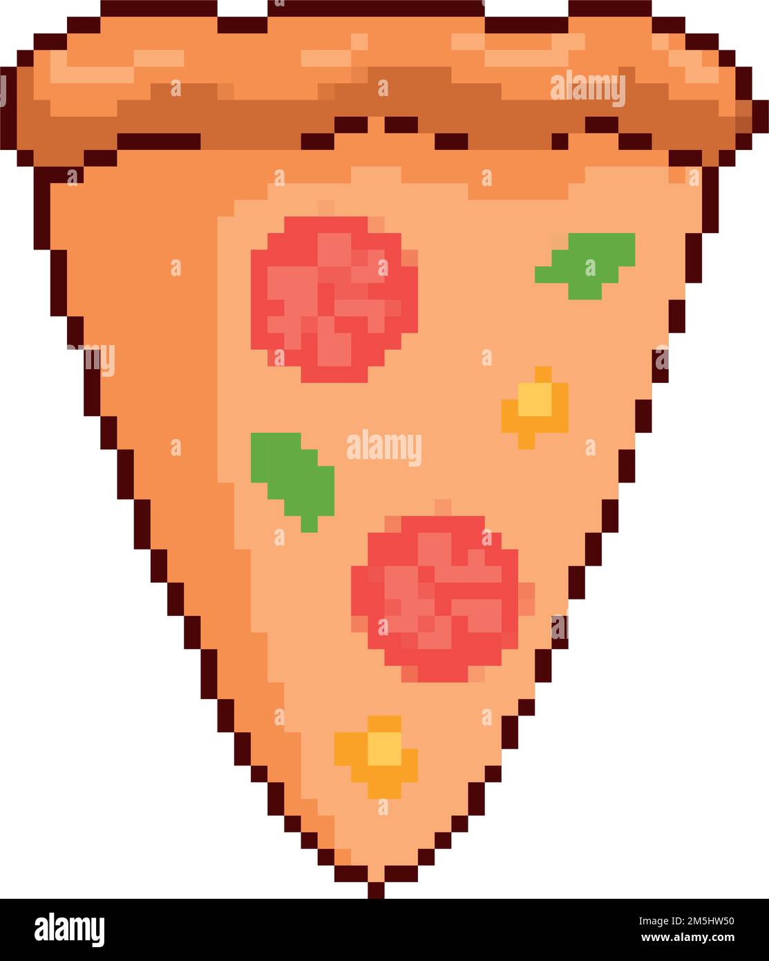 italian pizza pixelated food Stock Vector Image & Art - Alamy