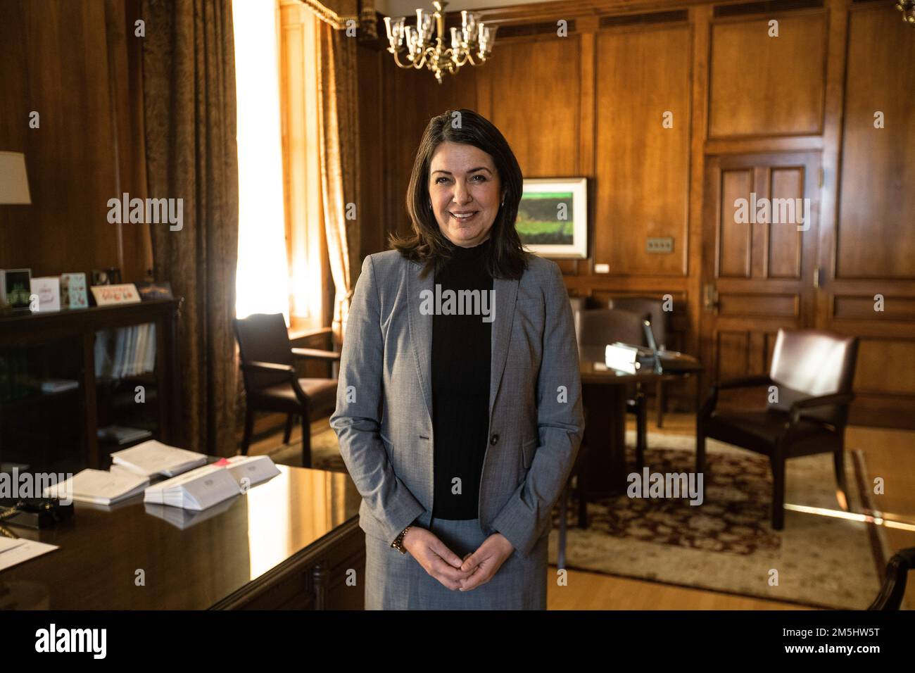 Alberta Premier Danielle Smith speaks about her time as premier in ...