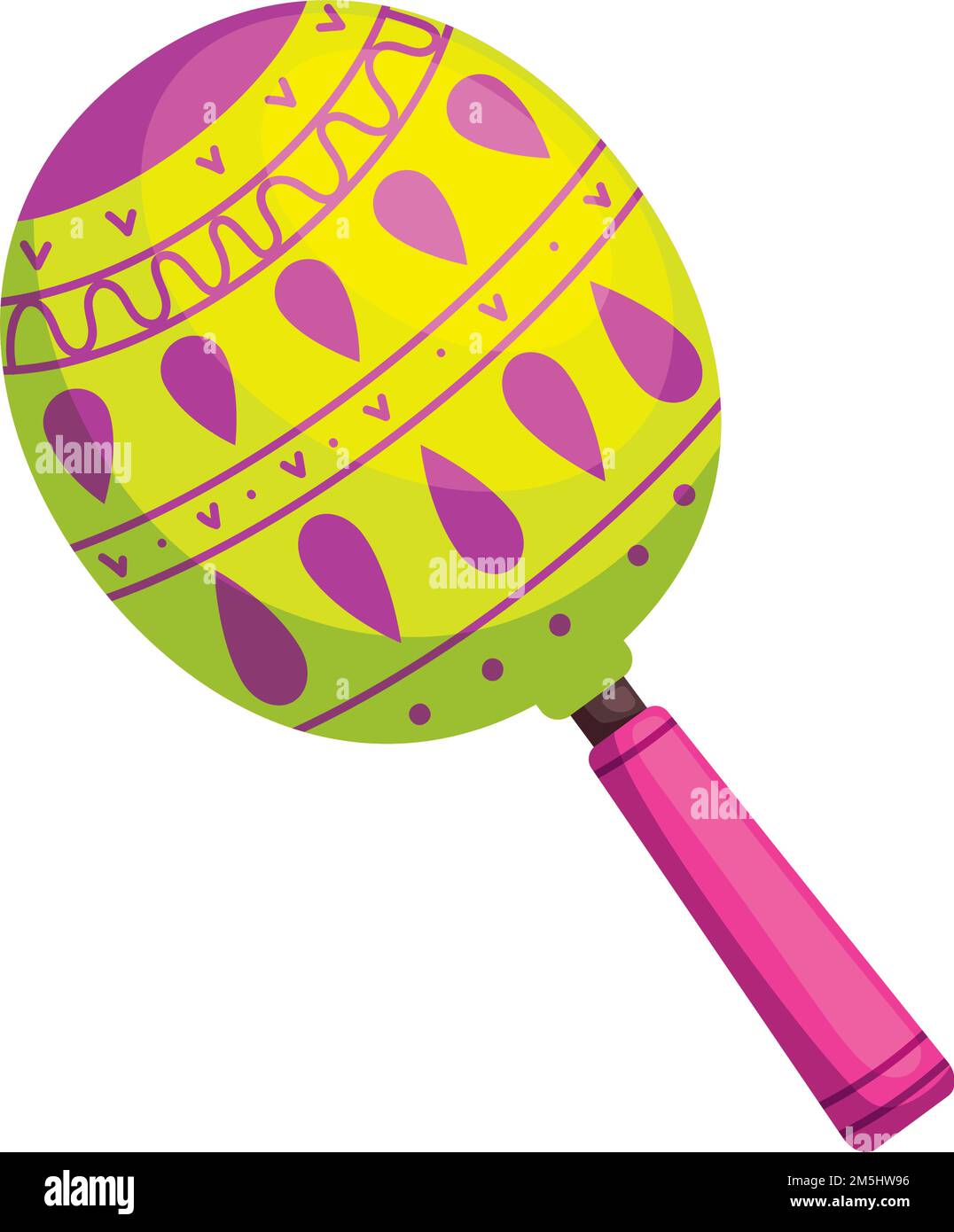 tropical maraca instrument musical Stock Vector Image & Art - Alamy