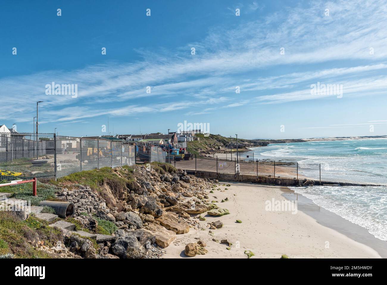 Arniston, South Africa - Sep 22, 2022: Kassiesbaai harbor in Arniston ...