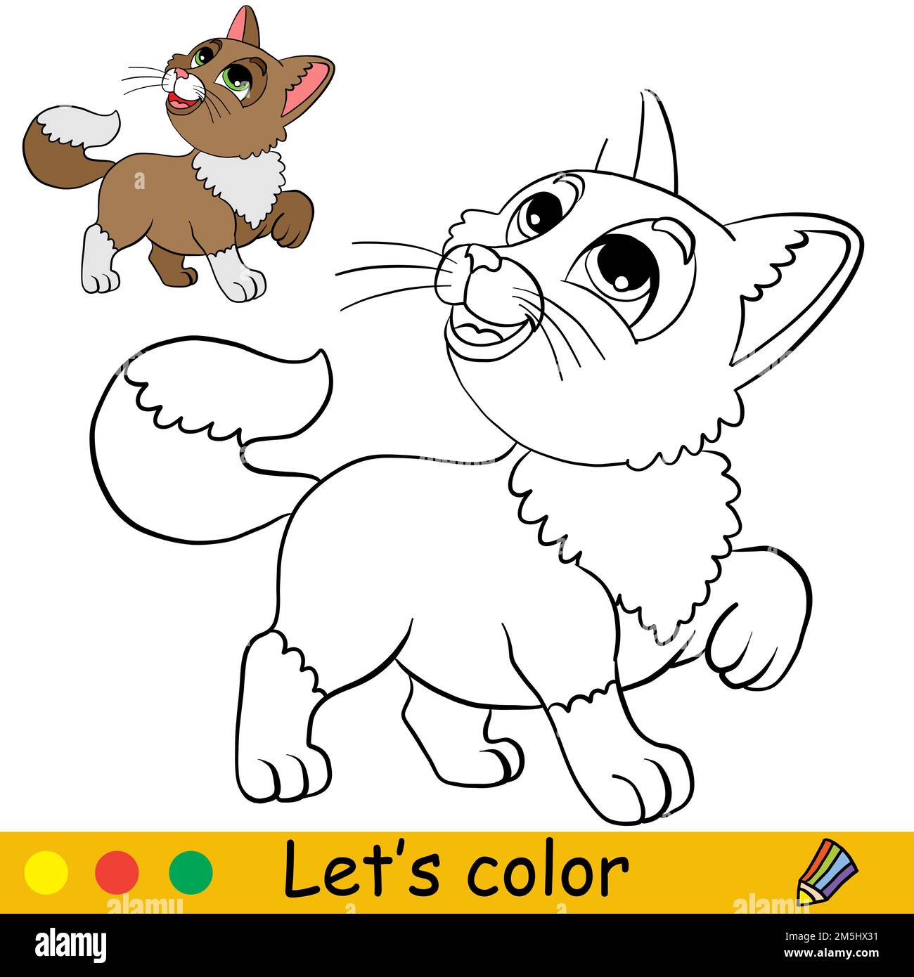 Cartoon Cat Pictures To Color