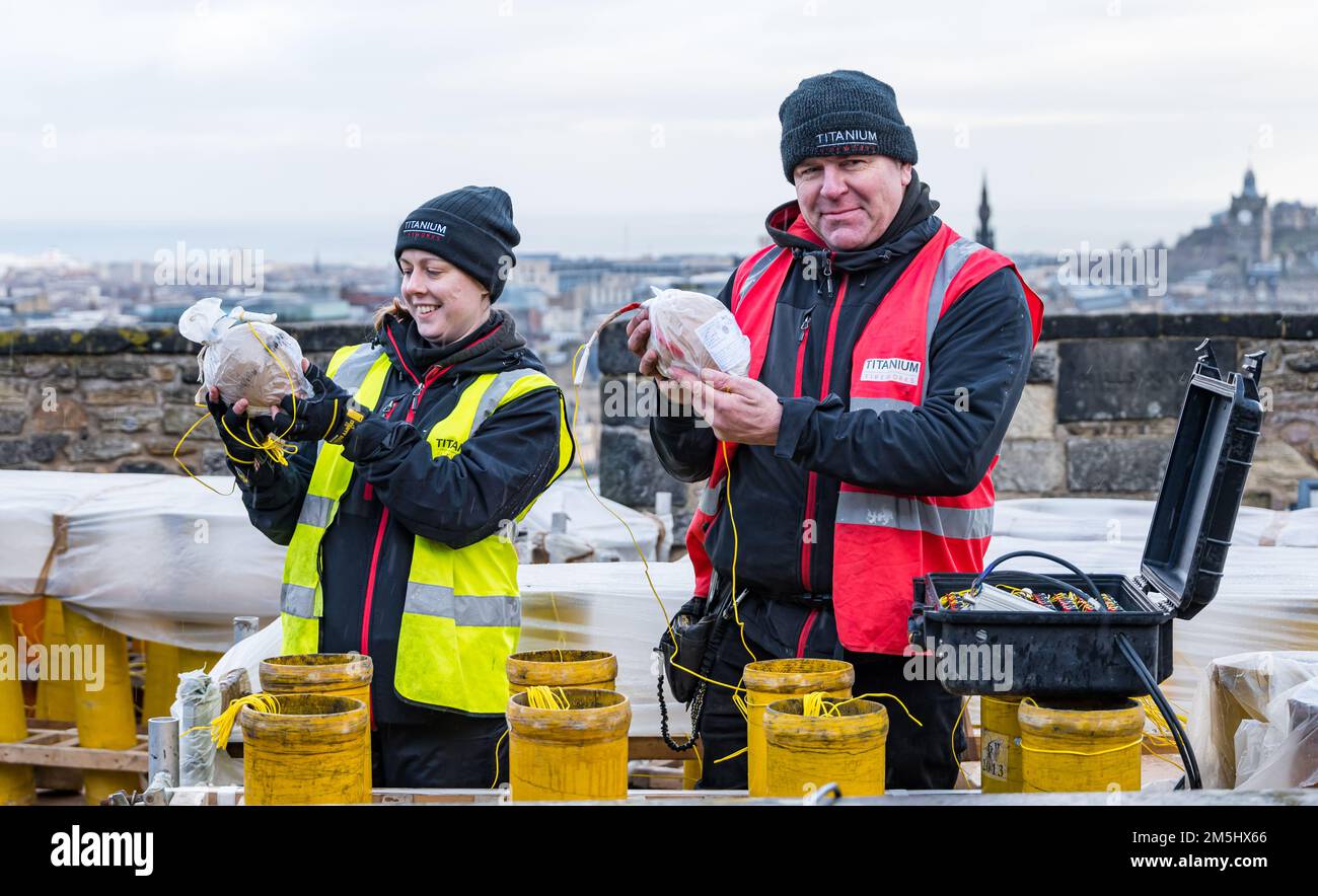 Edinburgh Castle, Edinburgh, Scotland, UK, 29 December 2022, Edinburgh ...