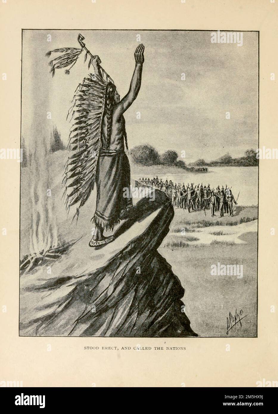 Stood Erect and Called the Nations illustrated by Ella Booher, From the ...
