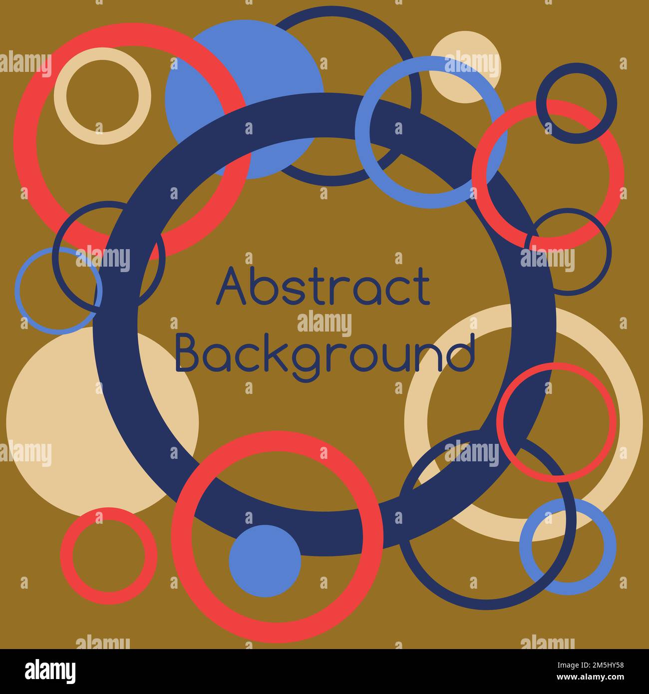 Text frame. Vector drawing of circles in different colors Stock Vector ...