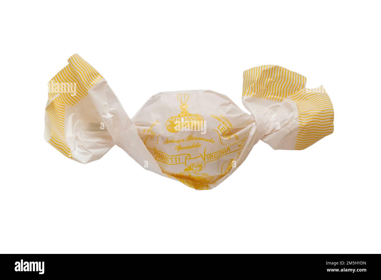 Amaretti Virginia biscuit isolated on white background - Sicillian ...