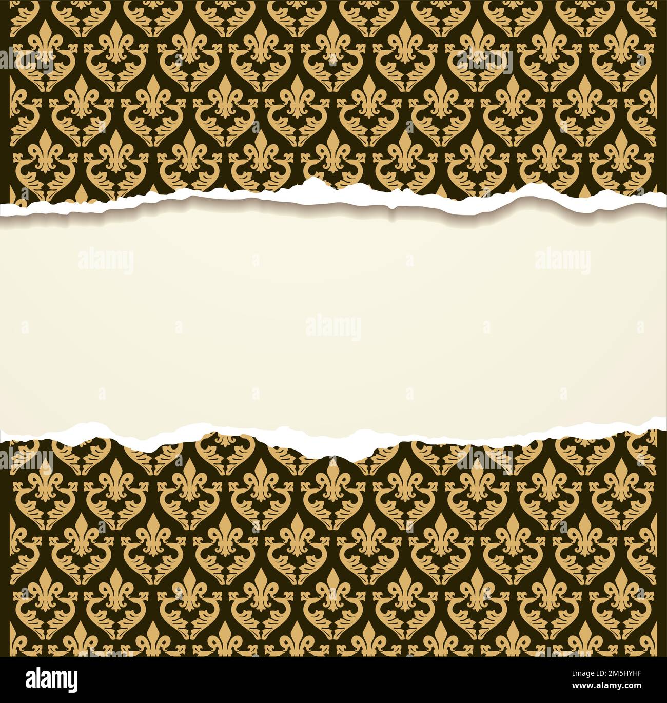 Tear paper on vintage background Stock Vector Image & Art - Alamy