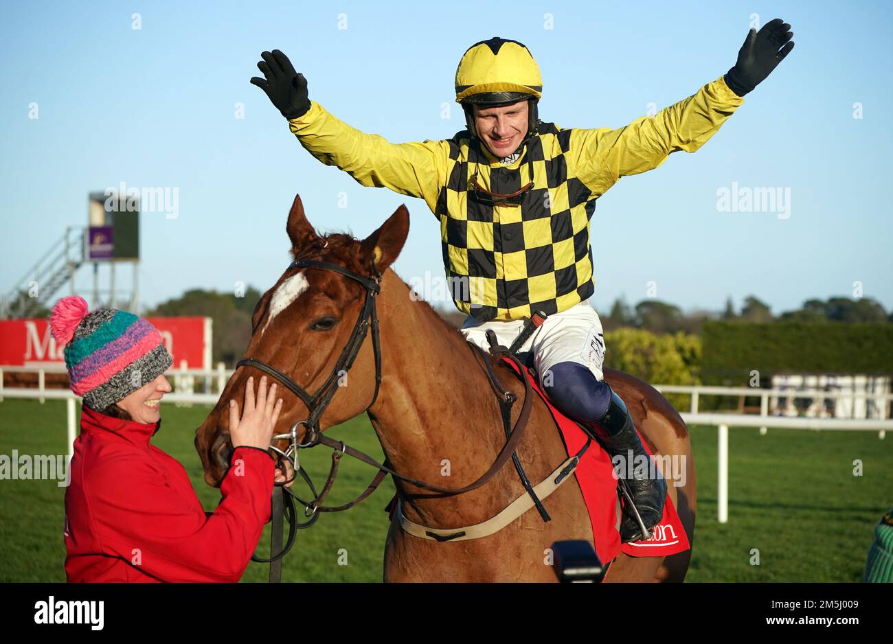 State Man and jockey Paul Townend after winning the Matheson Hurdle ...