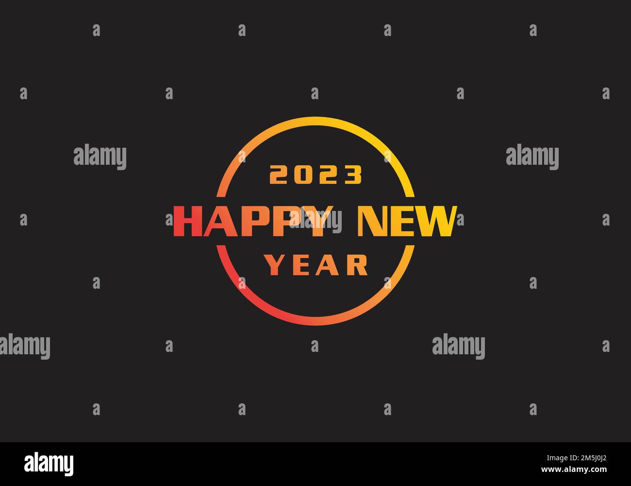 happy new year 2023 icon design Stock Vector Image & Art - Alamy