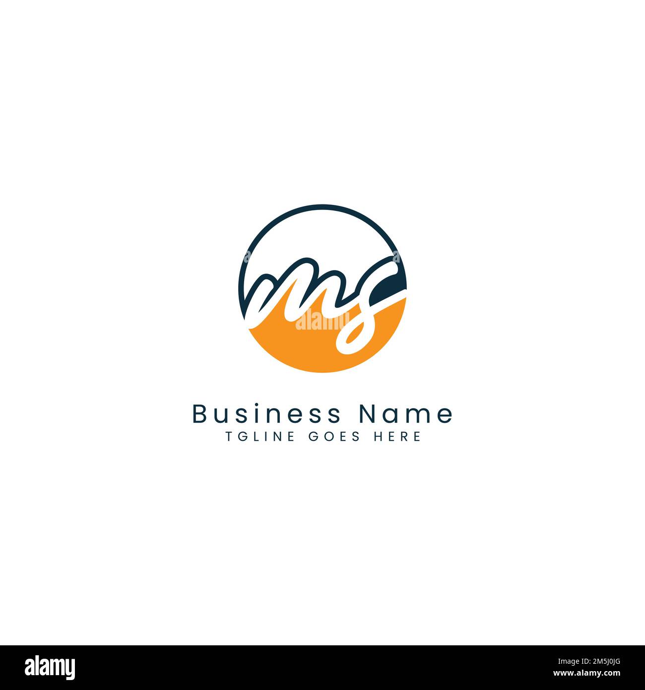 M S MS Initial letter handwritten and signature vector image template ...