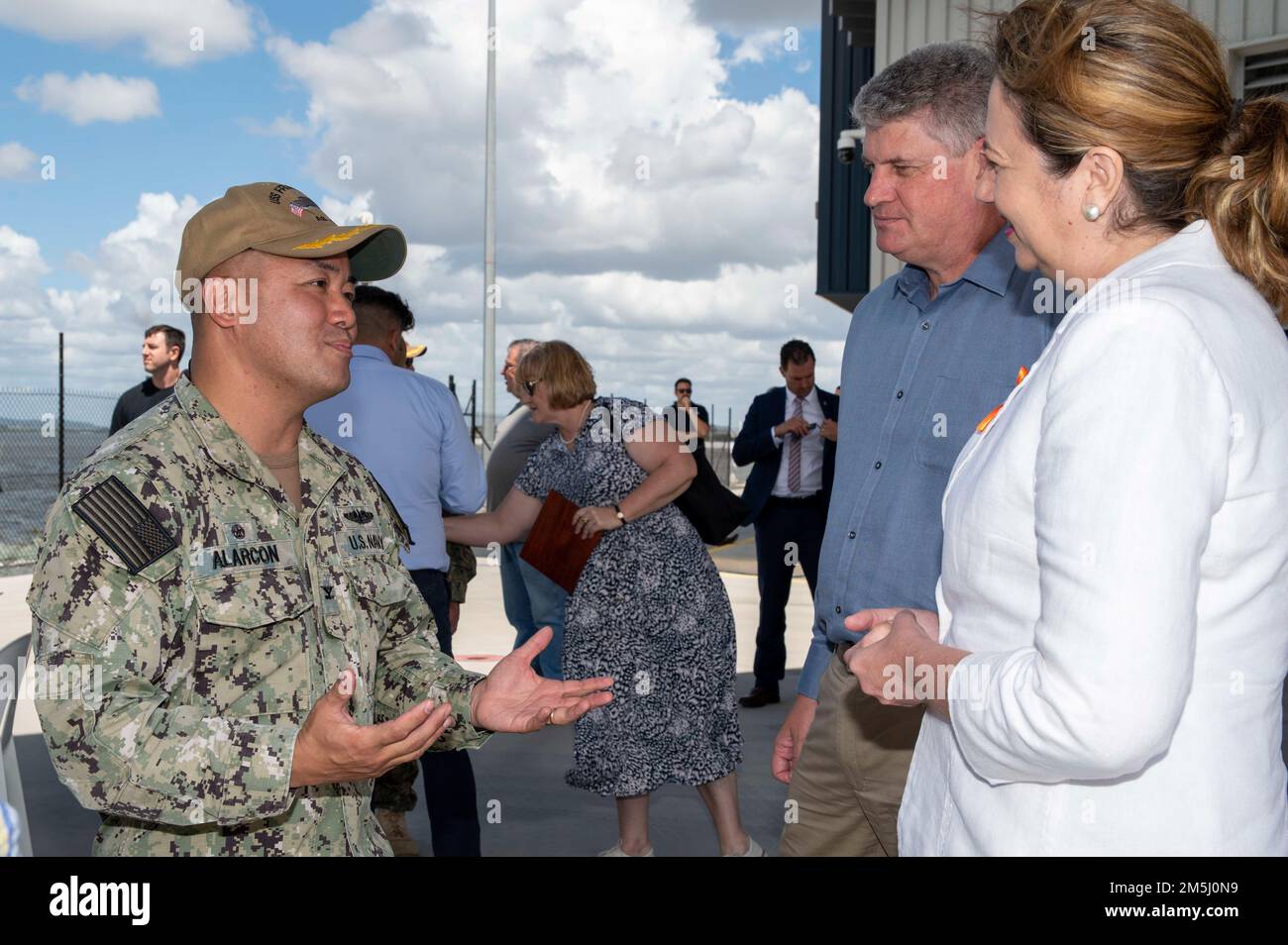 BRISBANE, Australia (March 18, 2022) – Capt. Al Alarcon, commanding ...