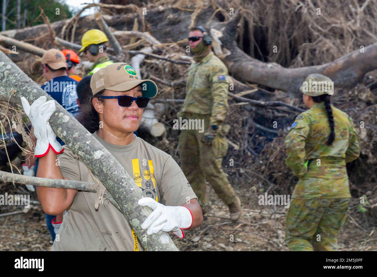 BRISBANE, Australia (March 18, 2022) Chief Logistics Specialist Vivian ...