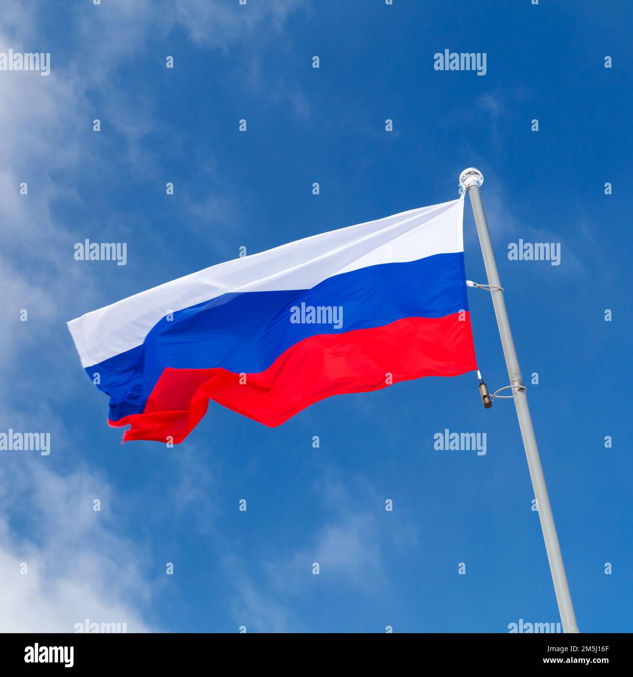 The national flag of Russia, also known as the State Flag of the ...