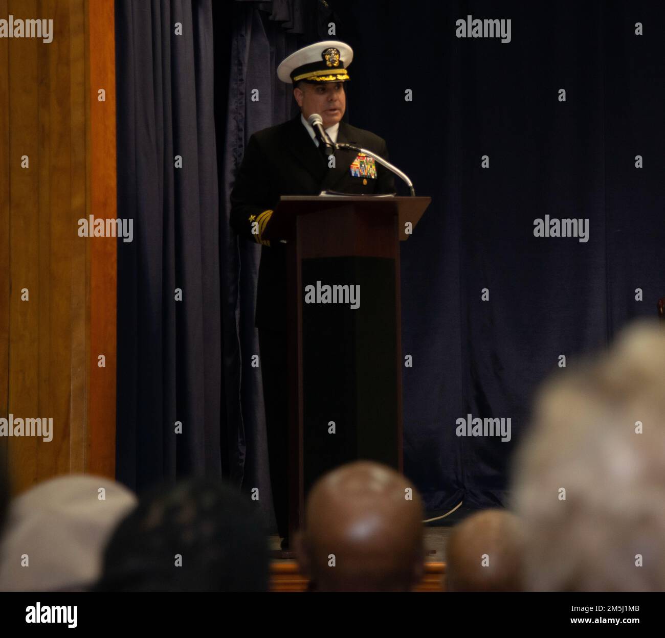 NEWPORT, R.I. (March 18, 2022) Capt. Brian Mutty, commanding officer ...