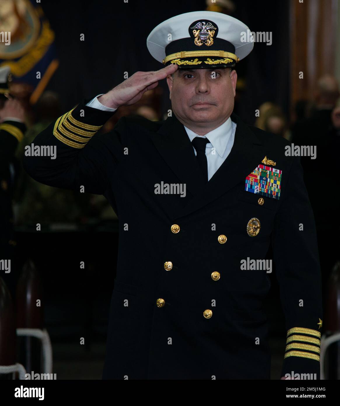 NEWPORT, R.I. (March 18, 2022) Capt. Brian Mutty, commanding officer ...