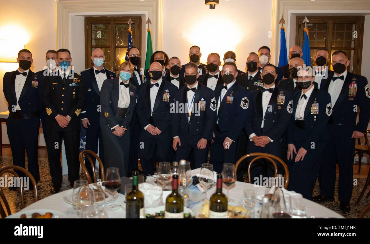 Service members celebrate U.S. Air Force chief master sergeant ...