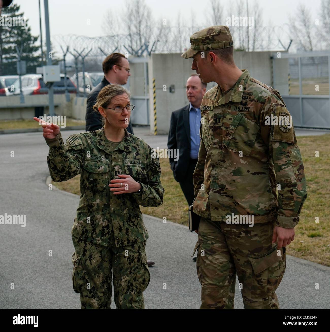 BRATISLAVA, SLOVAKIA (March 18, 2022) U.S. Navy Lt. Lauren Sucher ...