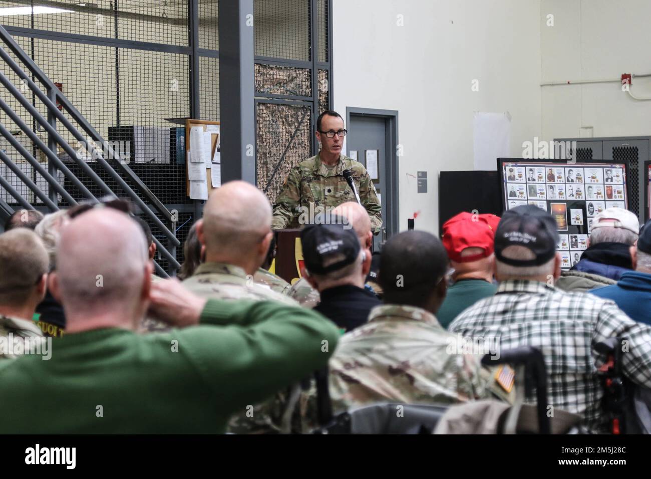 Lt. Col. Adam Ropelewski, commander of 2nd Battalion, 77th Field ...