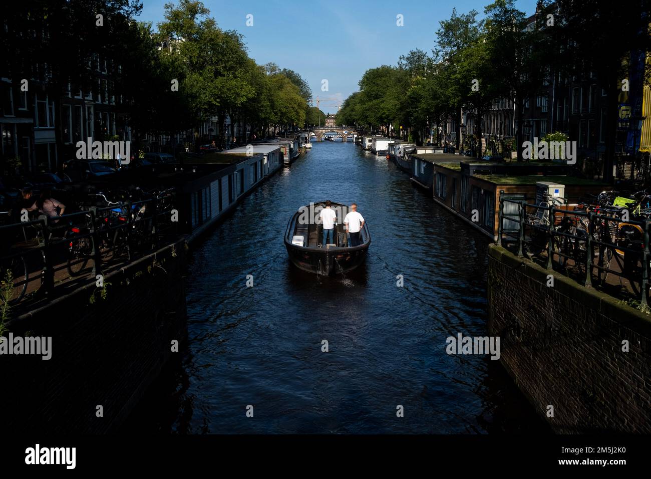 Netherlands, Amsterdam, summer 2021. Illustration of tourism and daily ...
