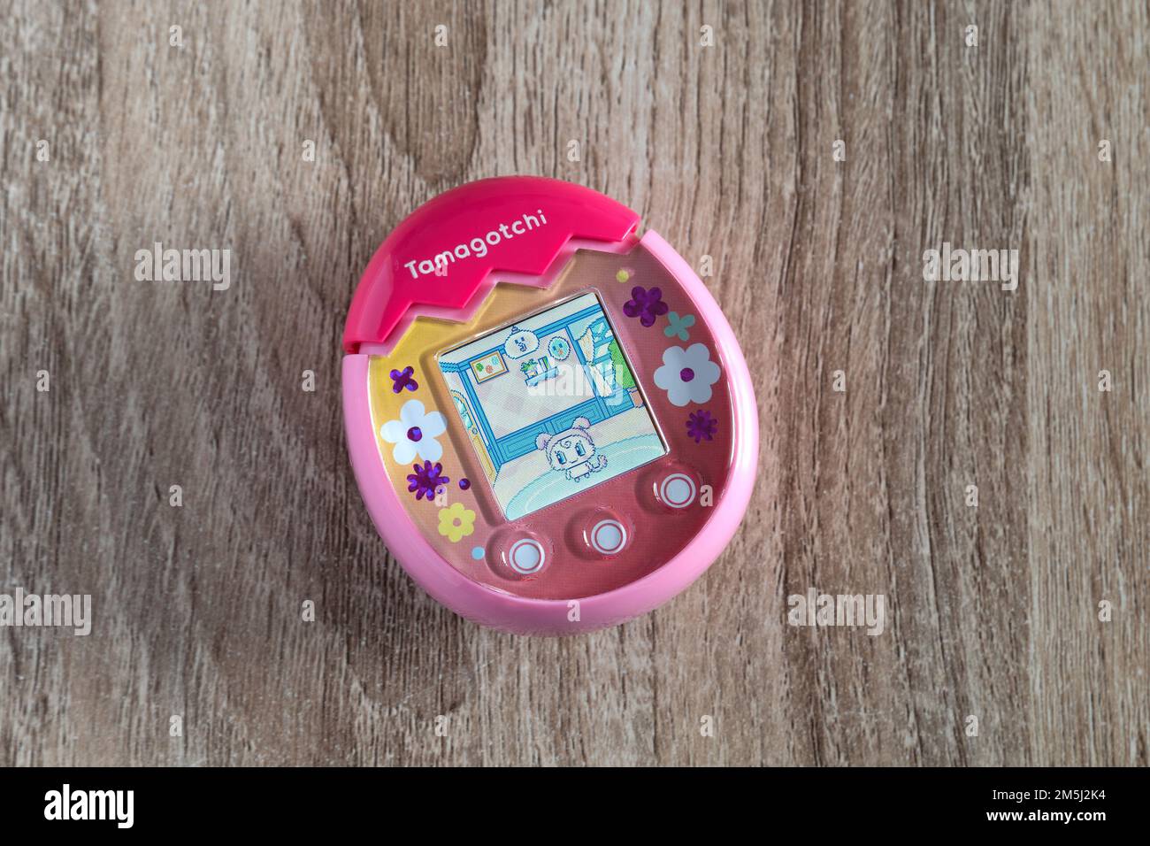 New virtual pet tamagotchi pix pink Stock Photo - Alamy