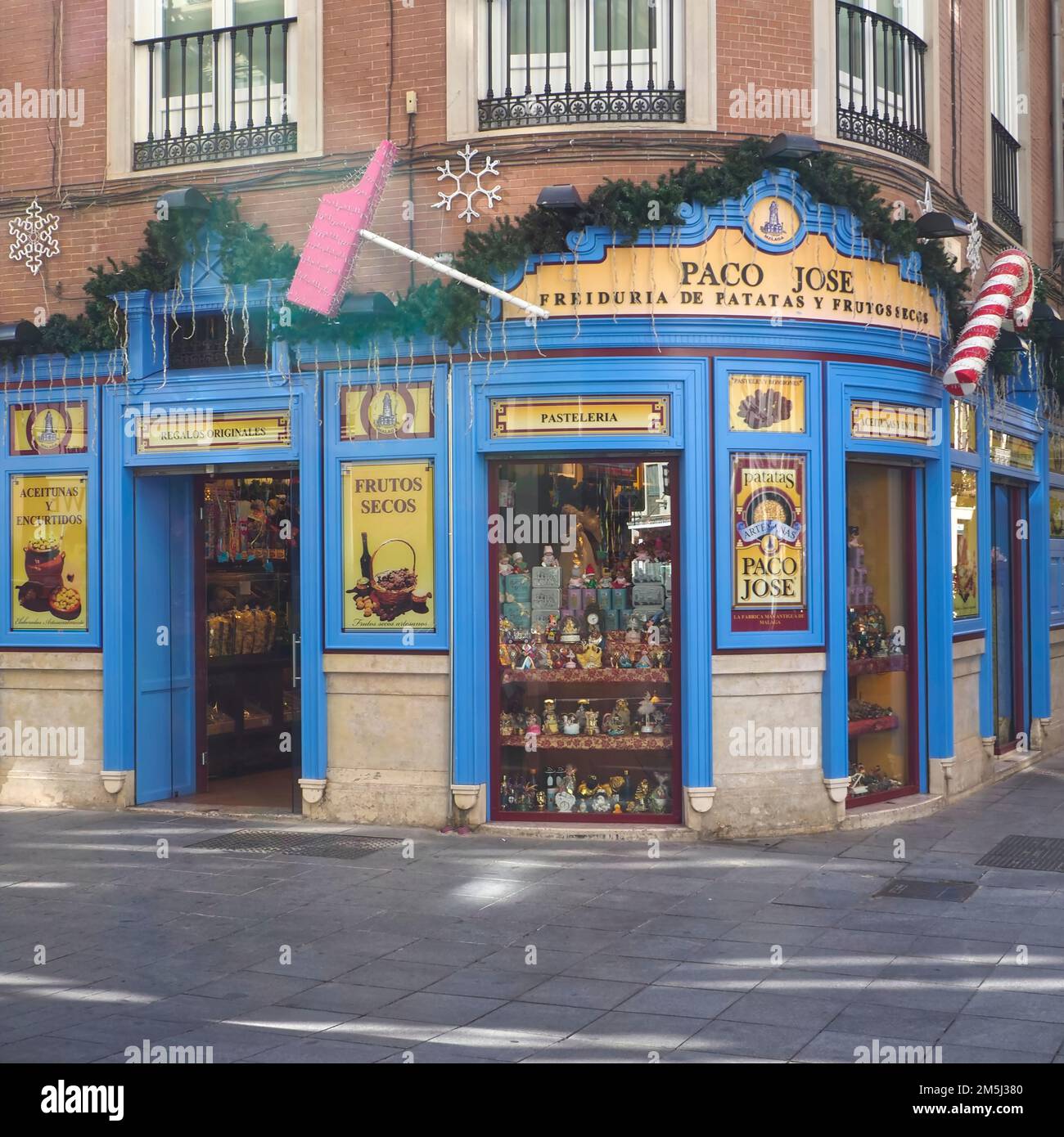 Paco Jose, dried fruit store, Malaga,Spain,Europe Stock Photo - Alamy