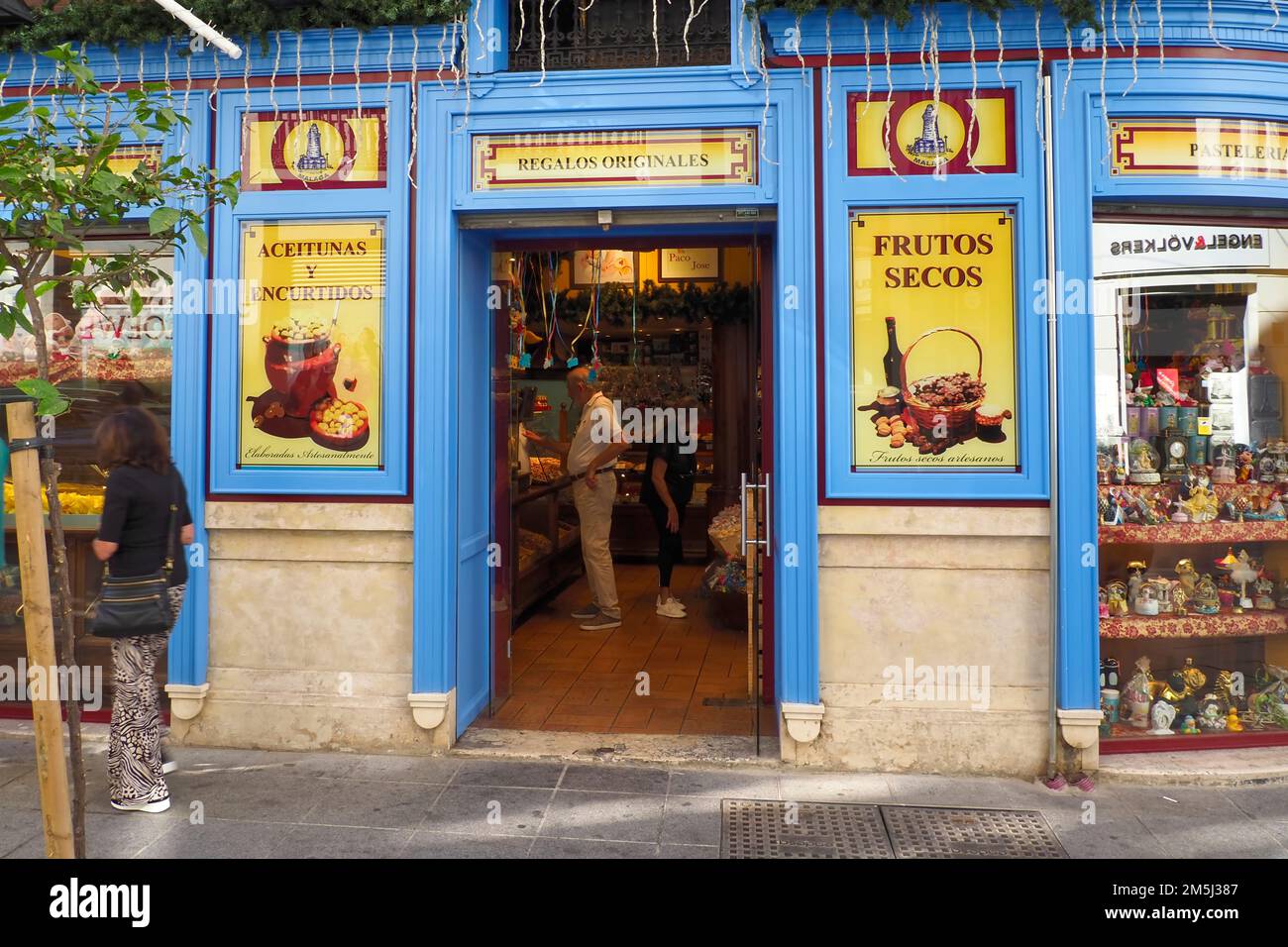 Paco Jose, dried fruit store, Malaga,Spain,Europe Stock Photo - Alamy