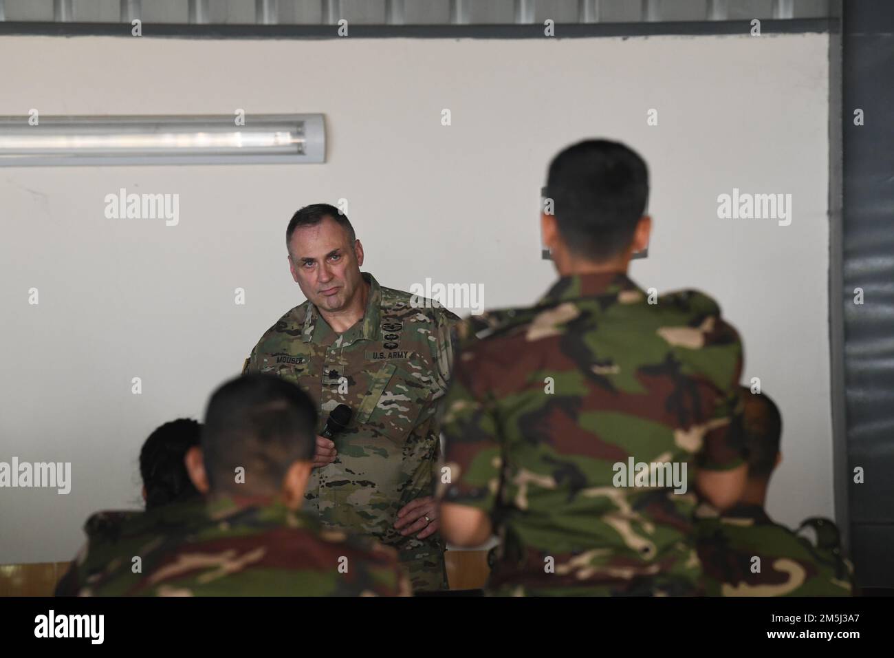 U.S. Army Lt. Col. Marc Mouser, a delegate from the Oregon National ...
