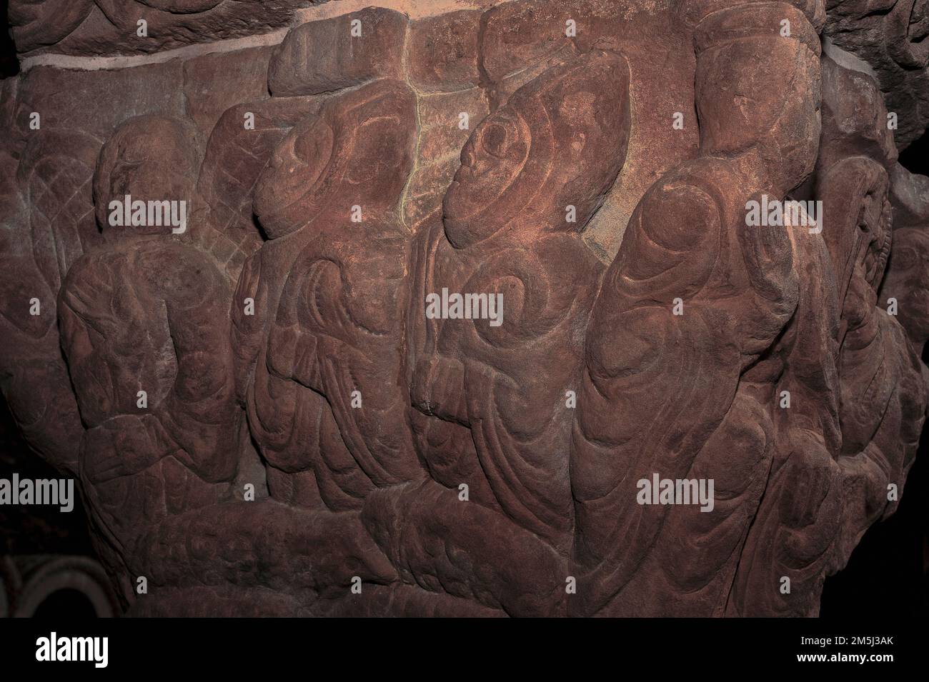 Annunciation to the Shepherds: an angel tells shepherds tending their ...