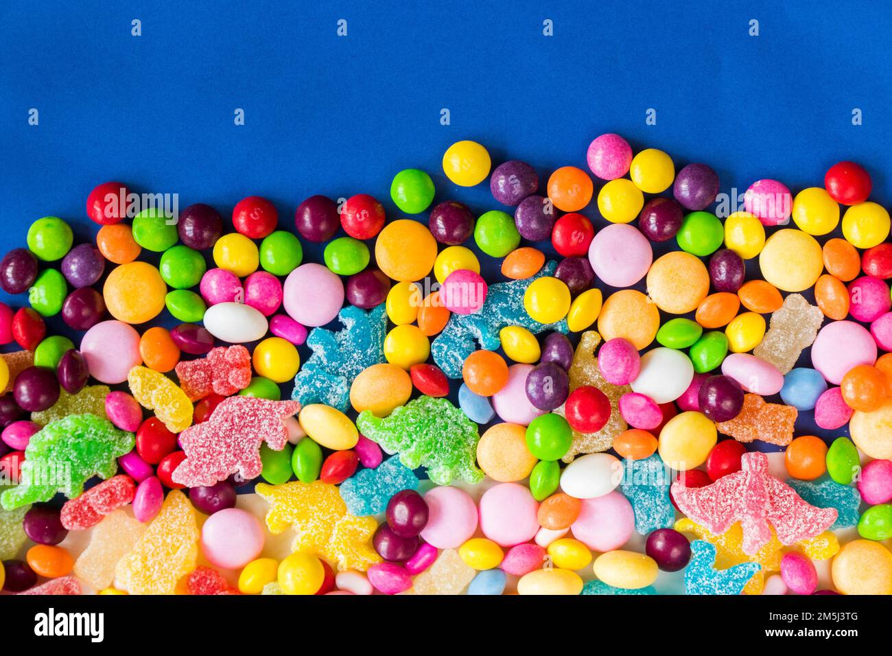 An assorted mix of various colorful candies and jellies Stock Photo - Alamy