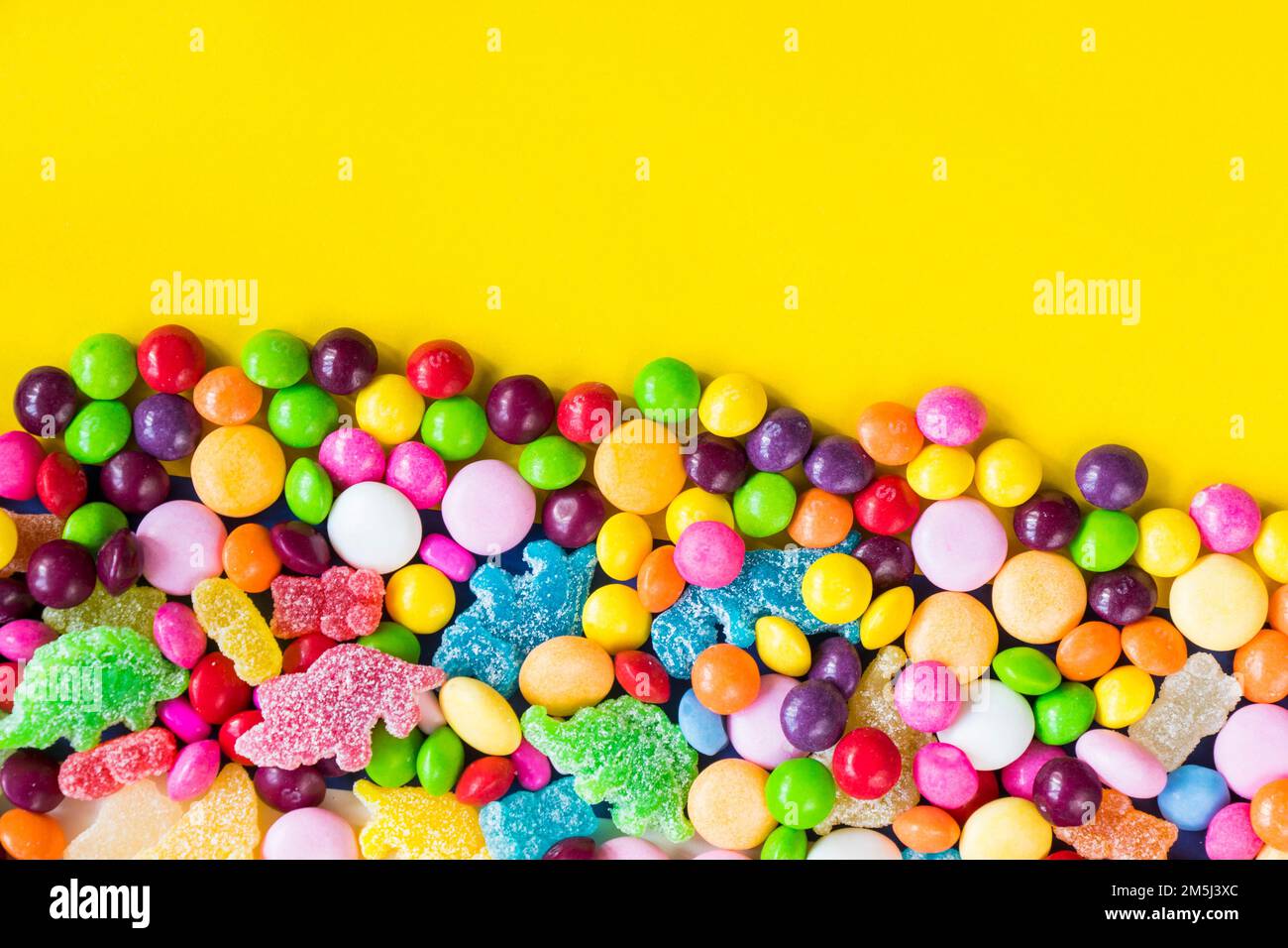 An assorted mix of various colorful candies and jellies Stock Photo - Alamy